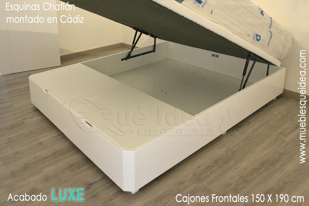 Canapés abatibles de madera con cajones ejemplos montados | Qué Idea Hogar